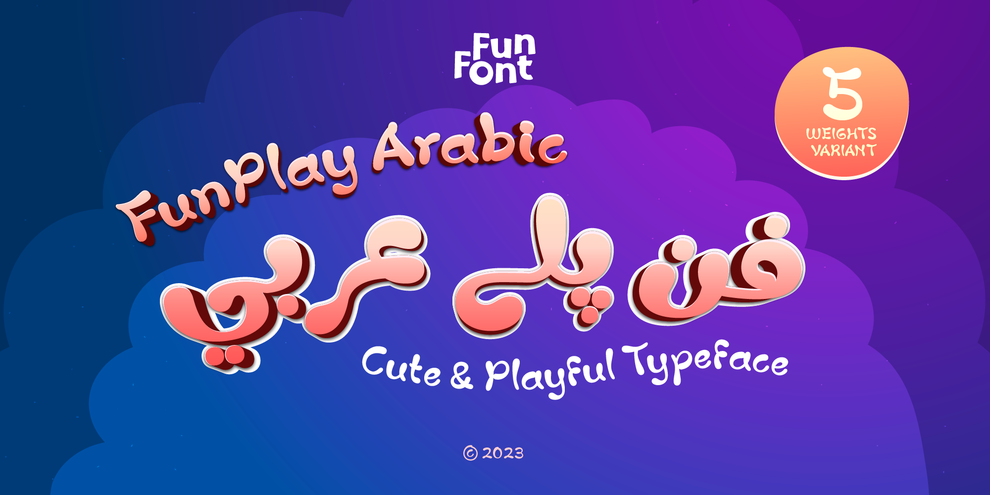 Fun Play Arabic Font, Adds Joy to Your Designs with Playful font